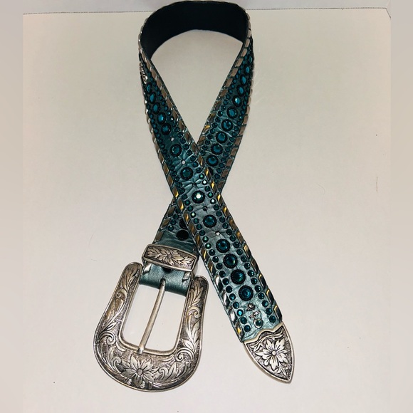 Kippys | Accessories | Kippys Blue Swarovski Iconic Western Cowboy ...